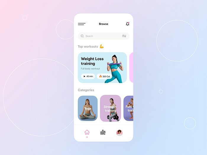 Fitness App By Dmitry Lauretsky For Ronas It Uiux Team On Dribbble
