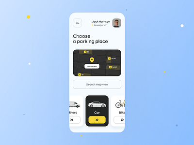 Parking Lot Mobile App by Dmitry Lauretsky for Ronas IT | UI/UX Team on Dribbble