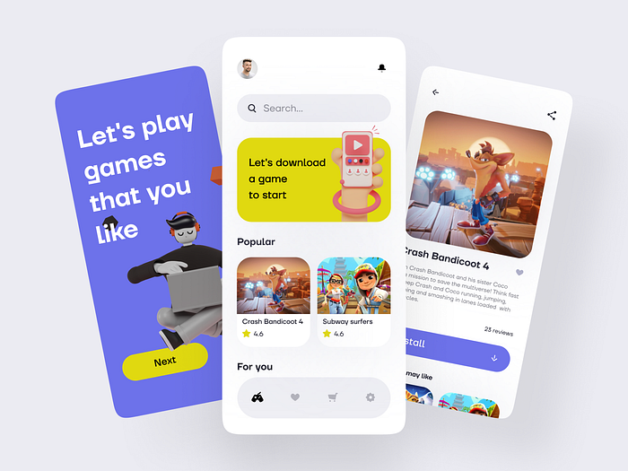 Game Store App By Dmitry Lauretsky For Ronas It Uiux Team On Dribbble
