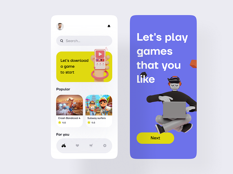 Game Store App By Dmitry Lauretsky For Ronas It Uiux Team On Dribbble