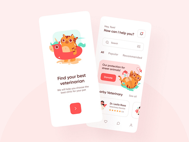 Veterinarian Mobile App By Dmitry Lauretsky For Ronas It Ui Ux Team