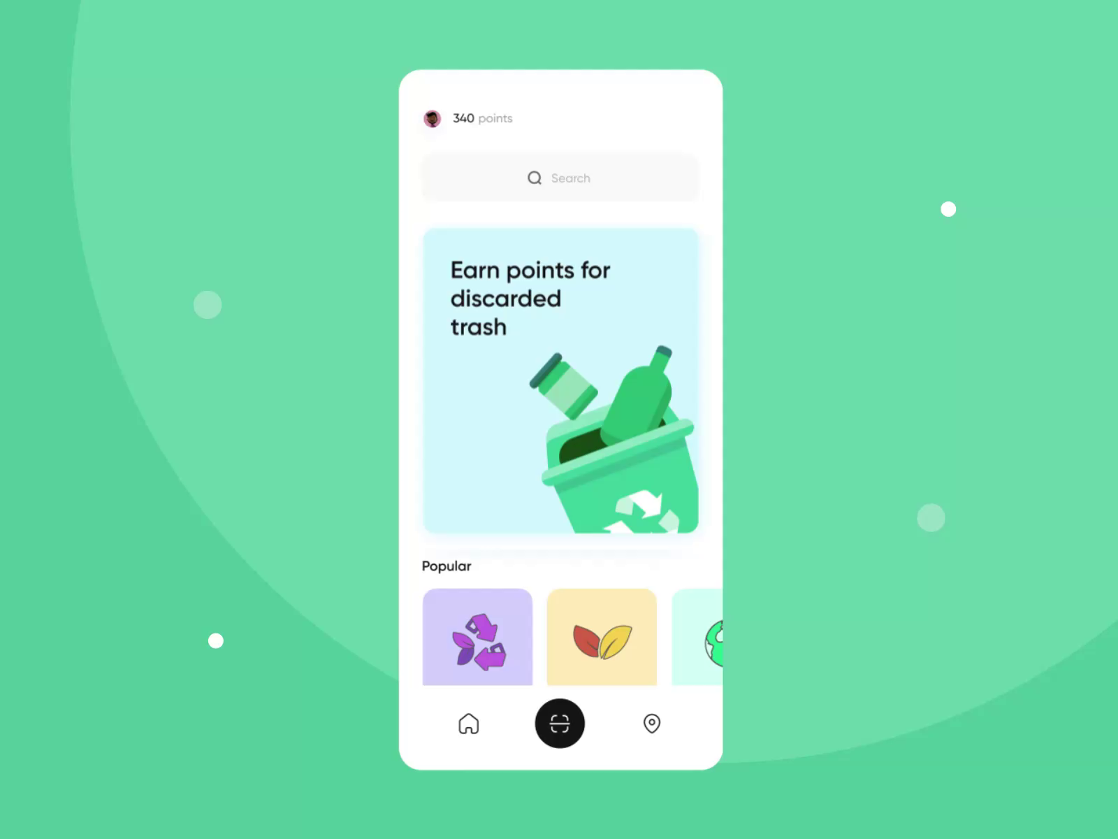 Recycling App by Dmitry Lauretsky for Ronas IT | UI/UX Team on Dribbble
