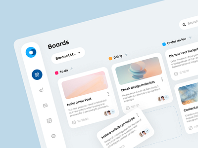 Dashboard Design for Task Manager by Dmitry Lauretsky for Ronas IT | UI ...