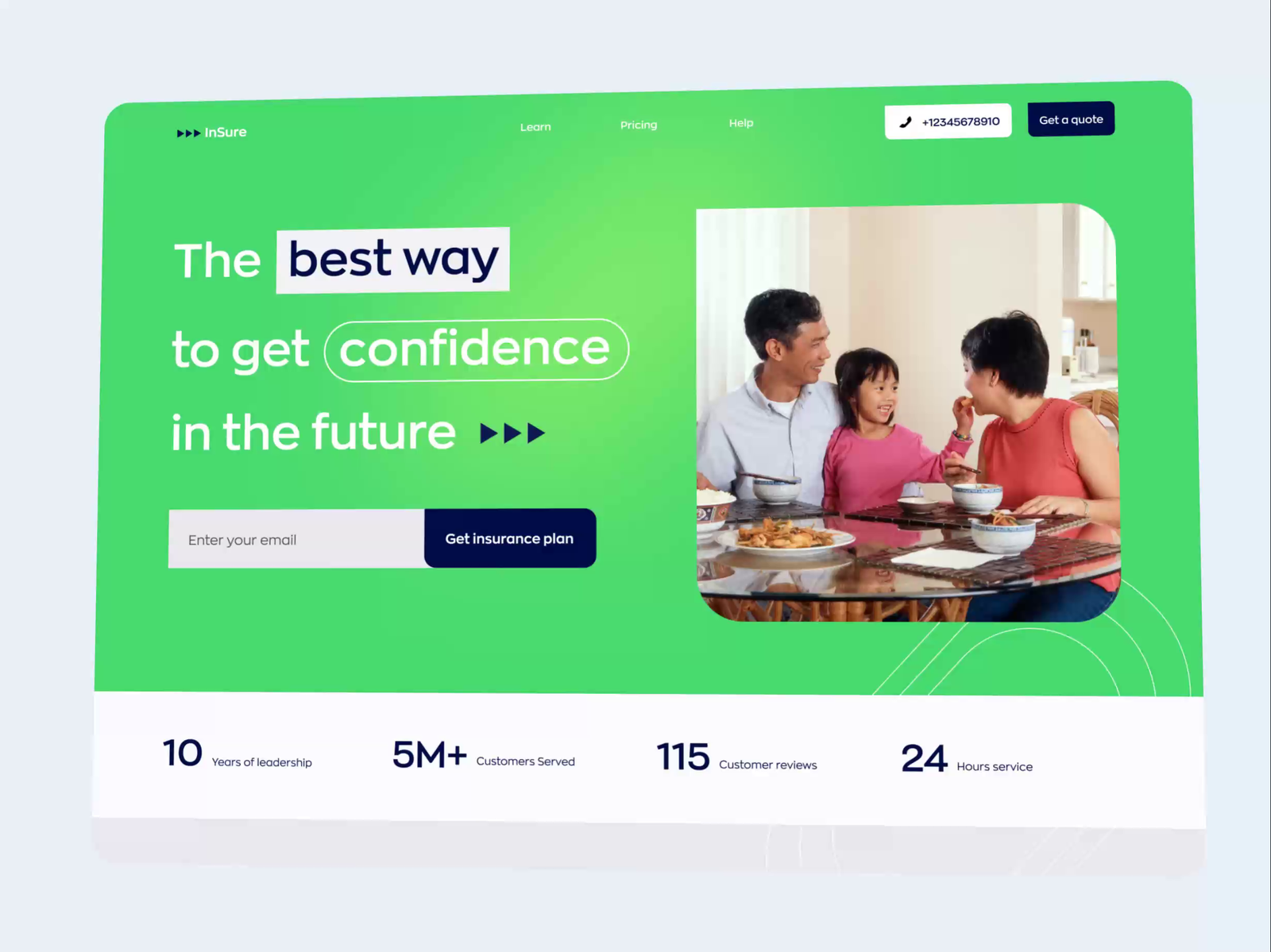Insurance Agency Website by Dmitry Lauretsky for Ronas IT | UI/UX Team ...