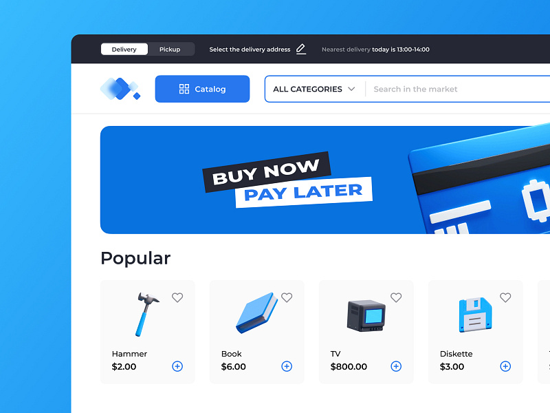 Website Marketplace Concept By Dmitry Lauretsky For Ronas It Uiux