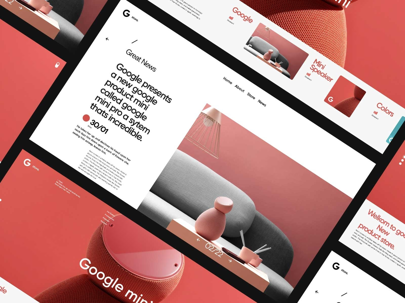 Google store | Redesign by MIDNIGHTDESIGNER® on Dribbble