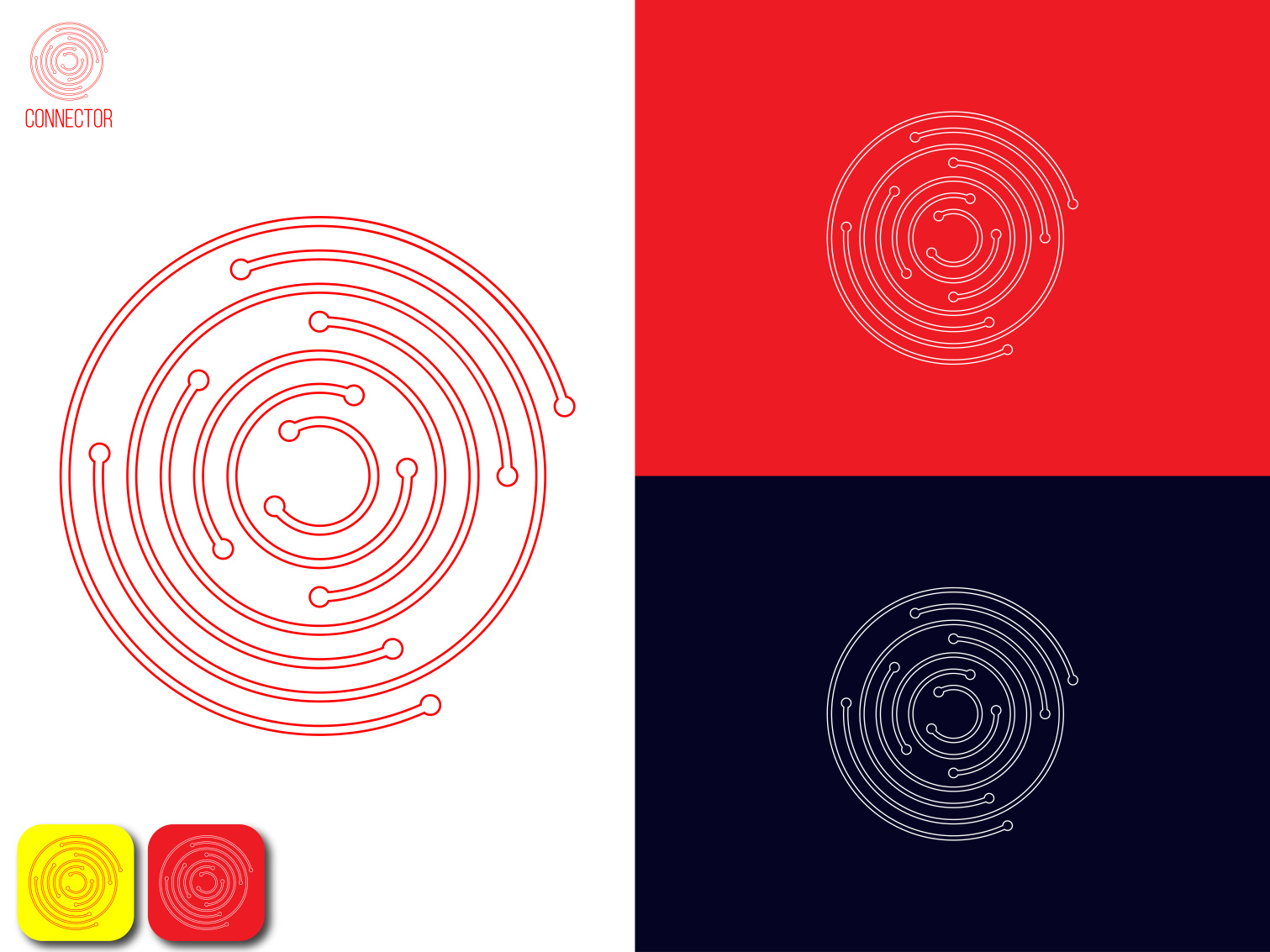 Connector Logo by Akibur Rahman on Dribbble