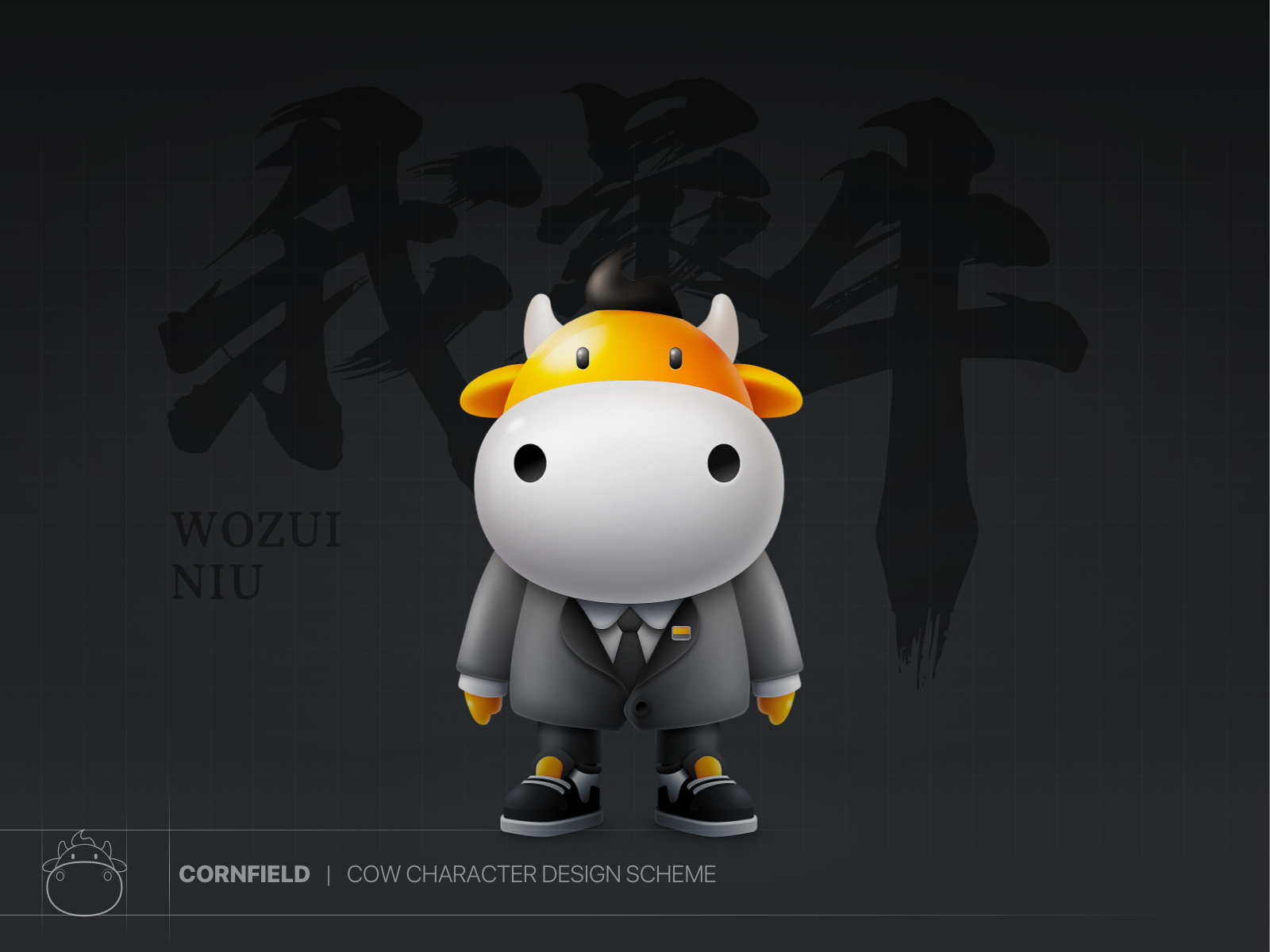 COW CHARACTER DESIGN by Charlie Hu on Dribbble