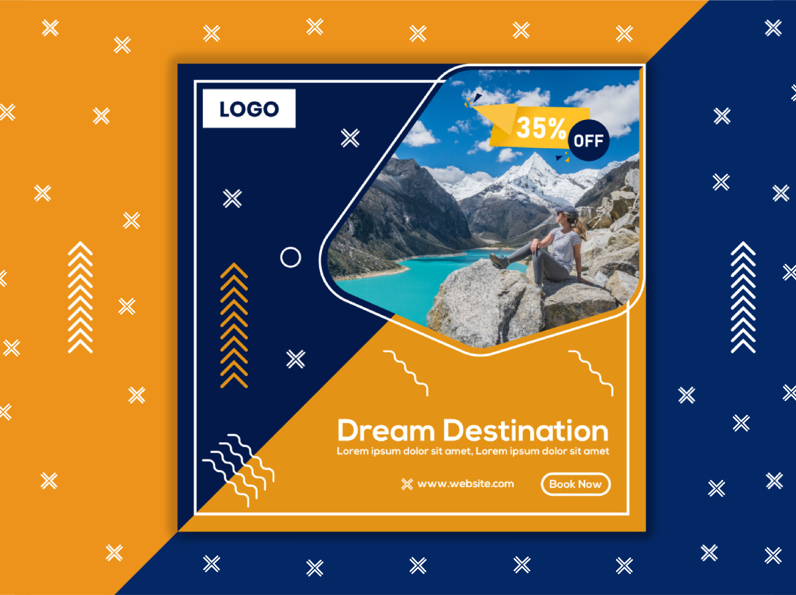 Travel Social Media Post Design. by N Creative IT on Dribbble