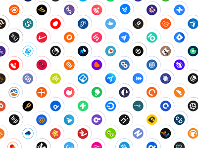 Subscription services logos by Arthur Abdullin on Dribbble