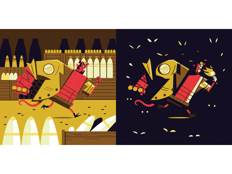 Hellboy - 4 & 5 by Andrew Kolb on Dribbble