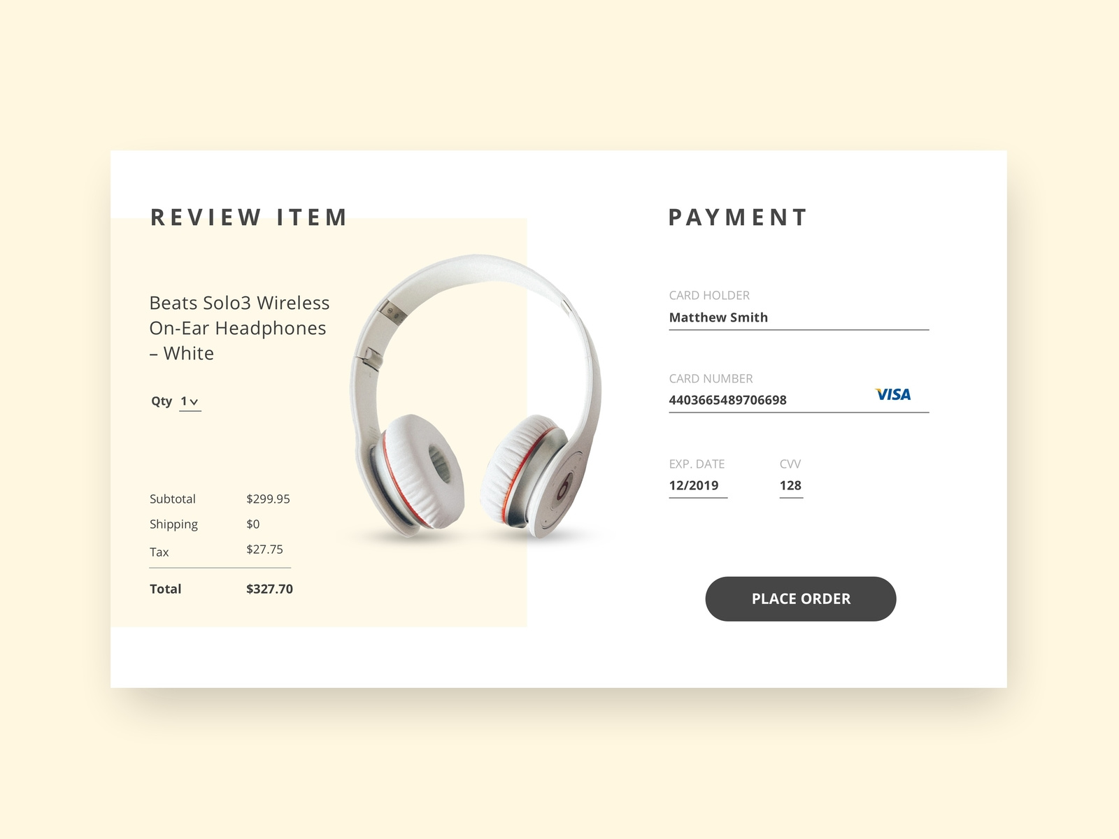 Ui Challenge 2 Credit Card Checkout by Zhilin Matthew Liu on Dribbble