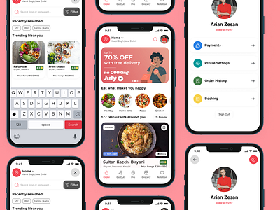 Zomato Food Delivery App Redesign by Zesan h. on Dribbble