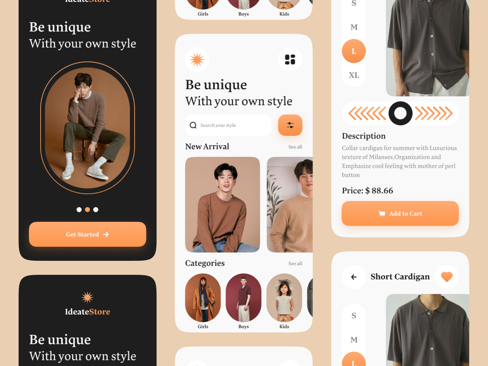 E-commerce Mobile App Design by Zesan h. on Dribbble