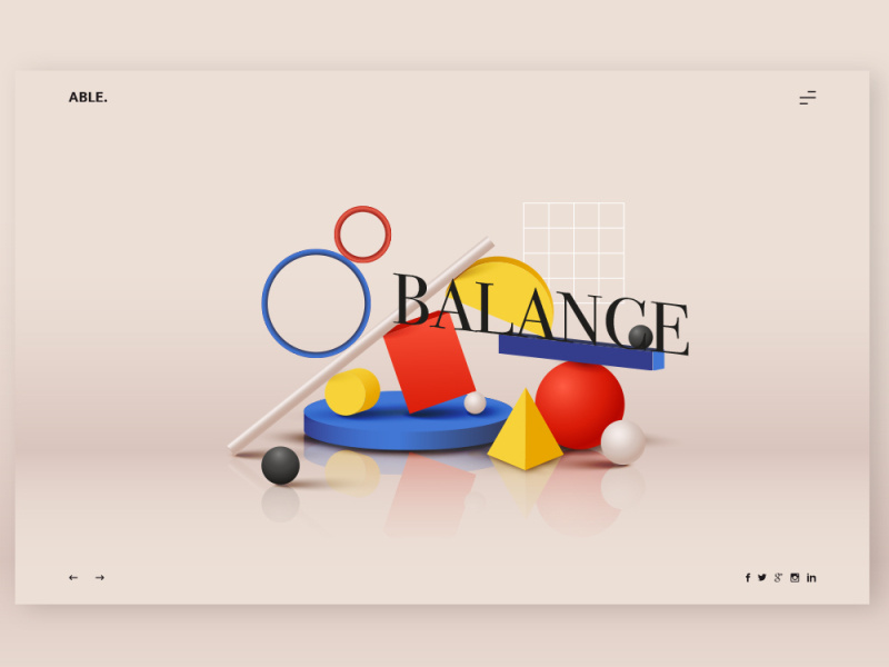 BALANCE by Uwe Bach on Dribbble