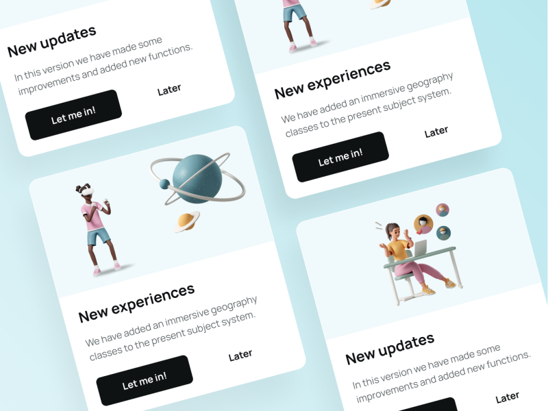 Alert modal by Mide Ajayi on Dribbble