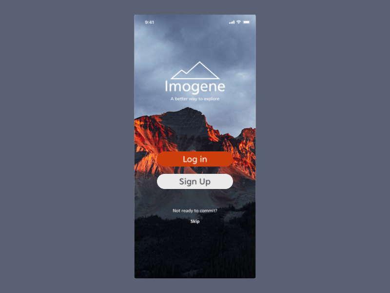 Daily UI #001: Login by Ashton Ray Hansen on Dribbble