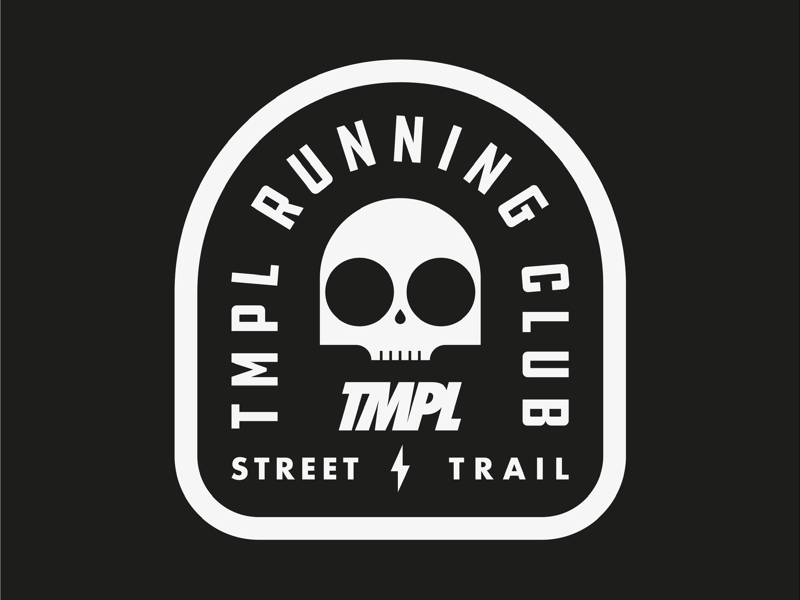 TMPL Running Club badge by TMPL DESIGN COMPANY on Dribbble
