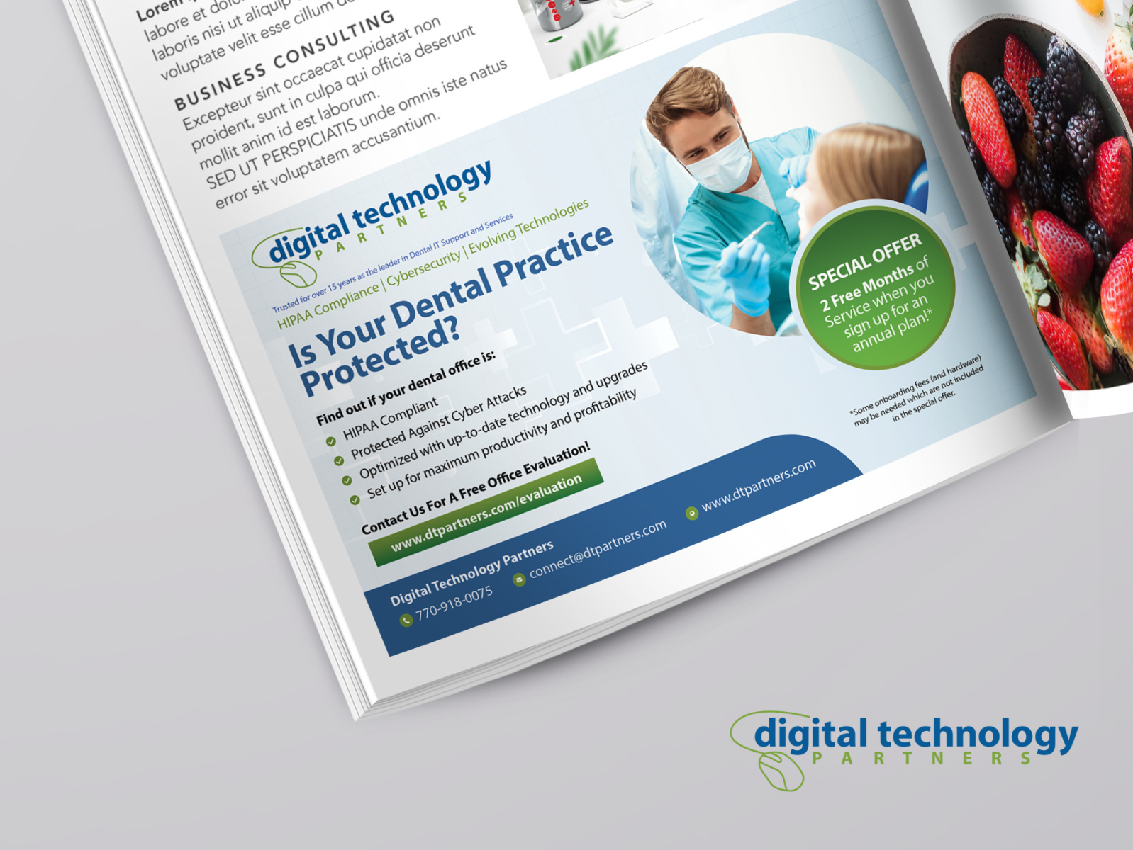 Dental Magazine Advert by Innocent Mapfumo on Dribbble