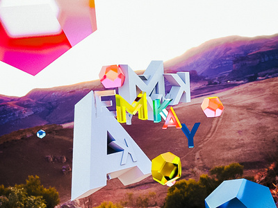 Emkay Typo 3D by Paul Emkay on Dribbble