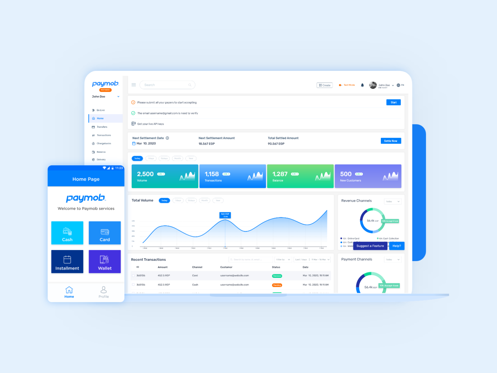 Paymob - Payment Gateway by Mohammed Nagy on Dribbble