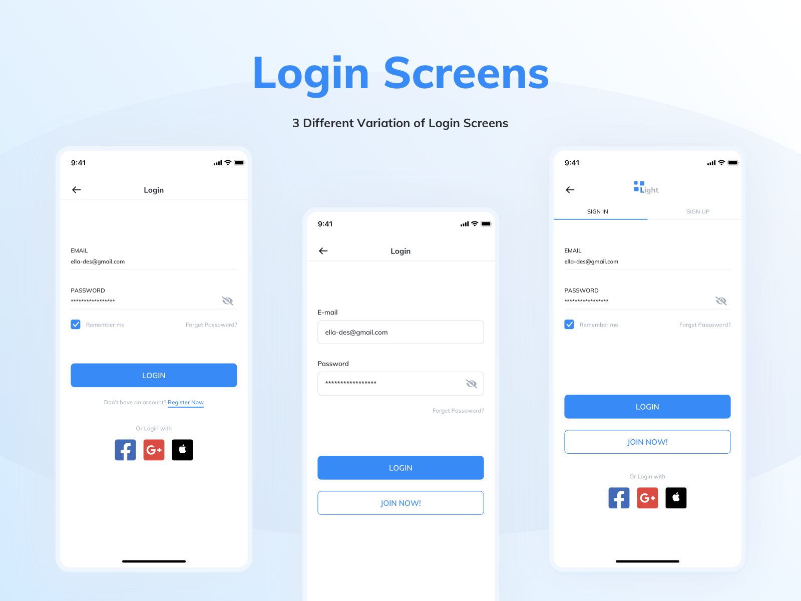 Login by Ella Timoncheva on Dribbble