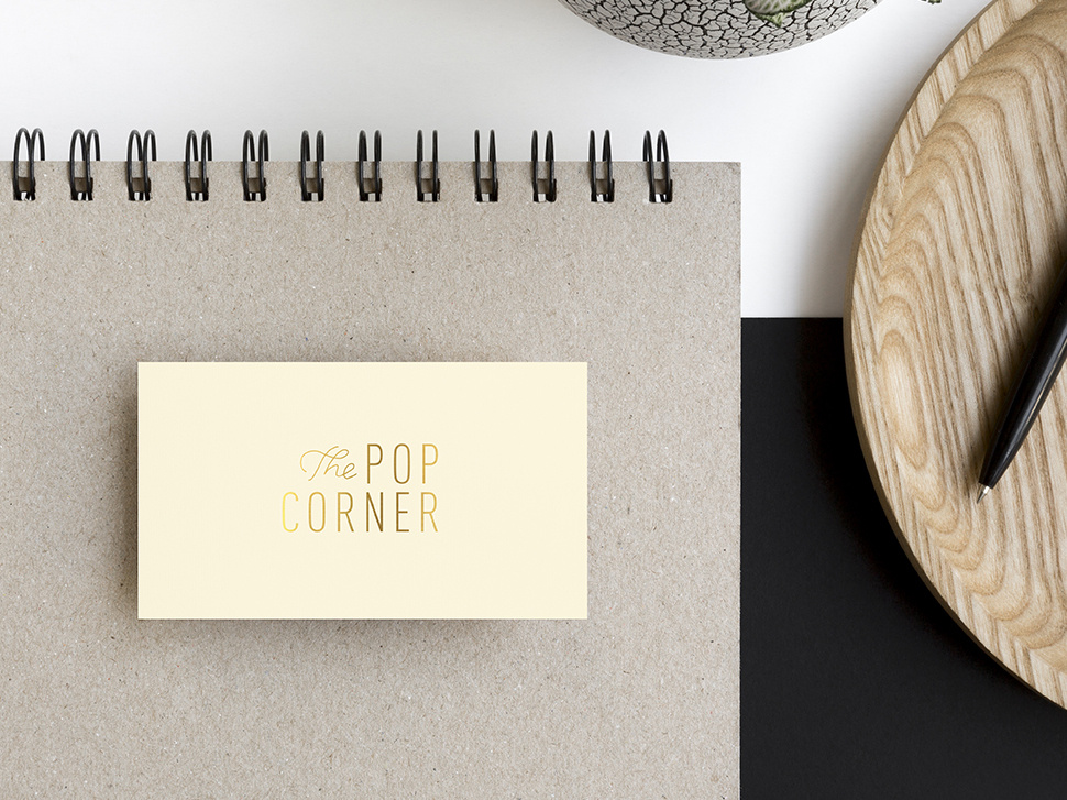 The Pop Corner logo #2 by Natasha Klemazova on Dribbble