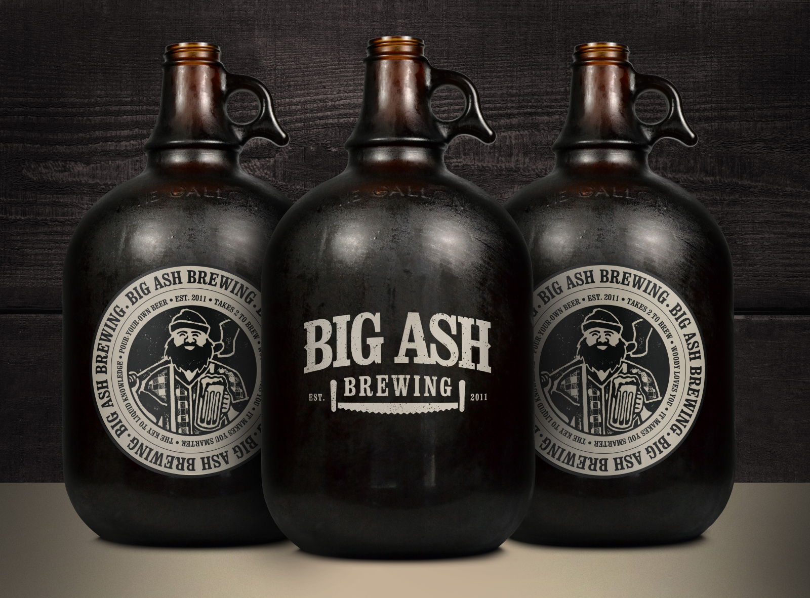 Big Ash Growlers by Beyond Studios on Dribbble