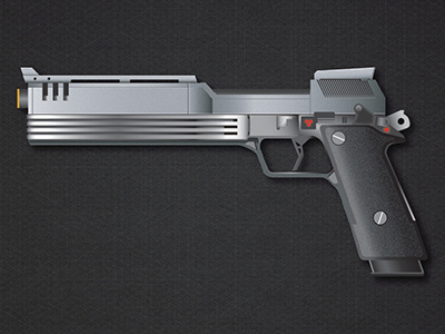 RoboCop's Auto-9 by Chris Herbert on Dribbble
