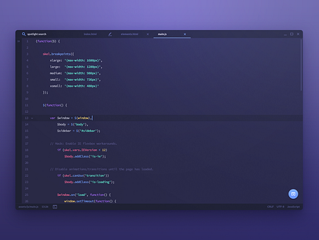 code editor redesign by uixNinja on Dribbble
