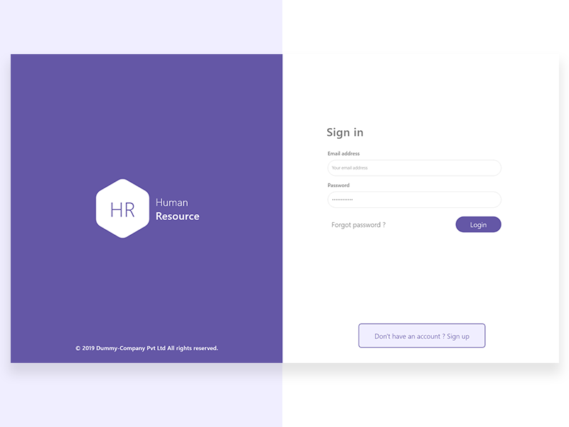 Dribbble - login-screen.png by Afsar Ali