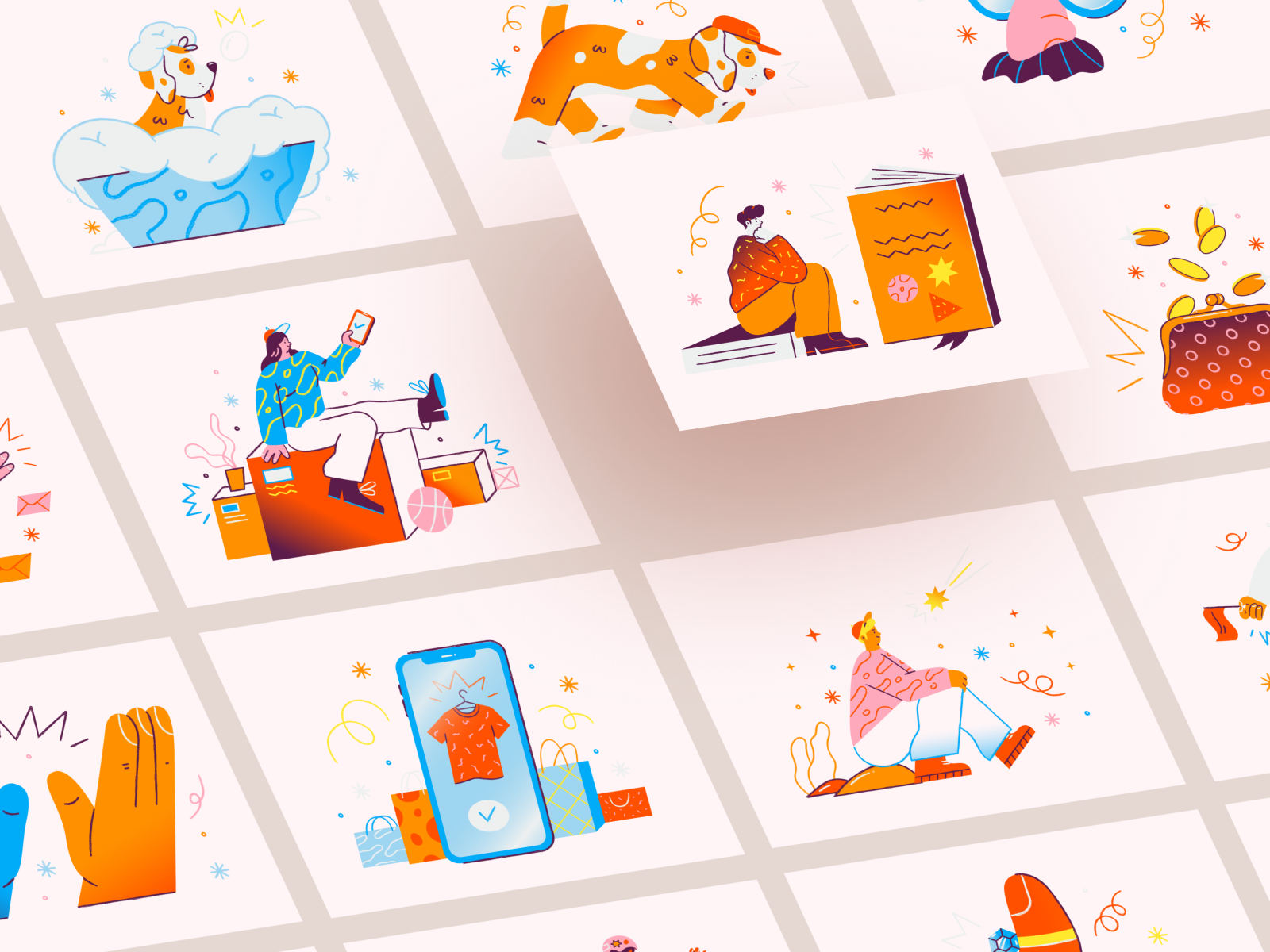 Draw Illustrations by Craftwork Studio for Craftwork on Dribbble