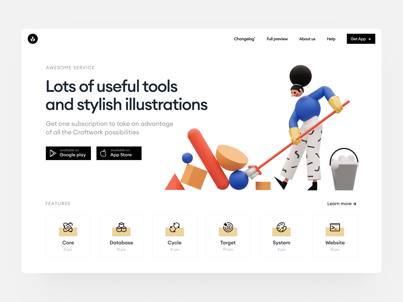 3DDD Illustrations 🥰 by Craftwork Studio for Craftwork on Dribbble