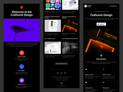 Letterbox Email Templates 💥 by Craftwork Studio on Dribbble