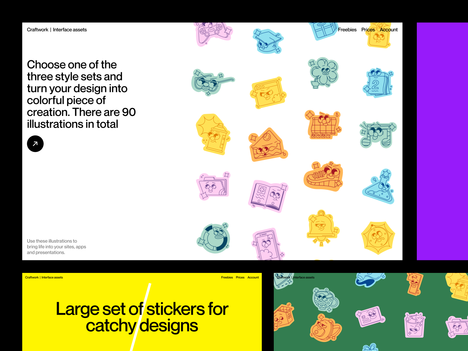 SOON: New bright stickers 🔥 by Craftwork Studio for Craftwork on Dribbble
