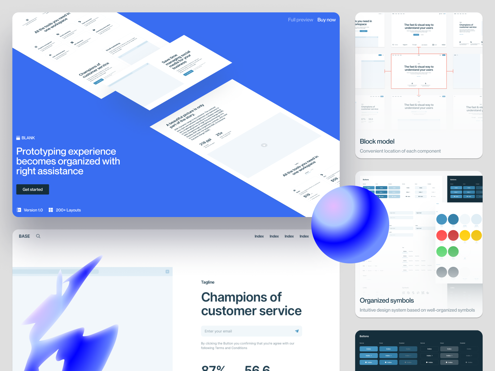 Blank Wireframe kit 🔵 by Craftwork Studio for Craftwork on Dribbble