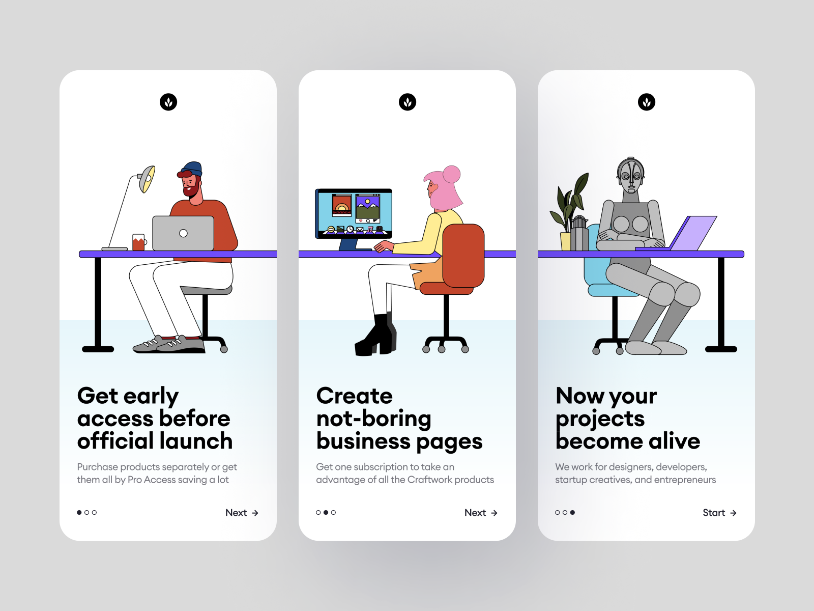 New Olio illustration constructor ⭐️ by Craftwork Studio for Craftwork on Dribbble