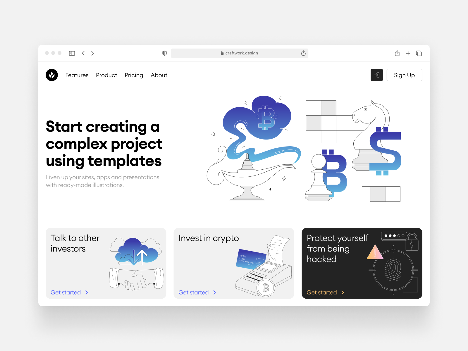 NEW 🚀 Cryptika illustrations by Craftwork Studio for Craftwork on Dribbble