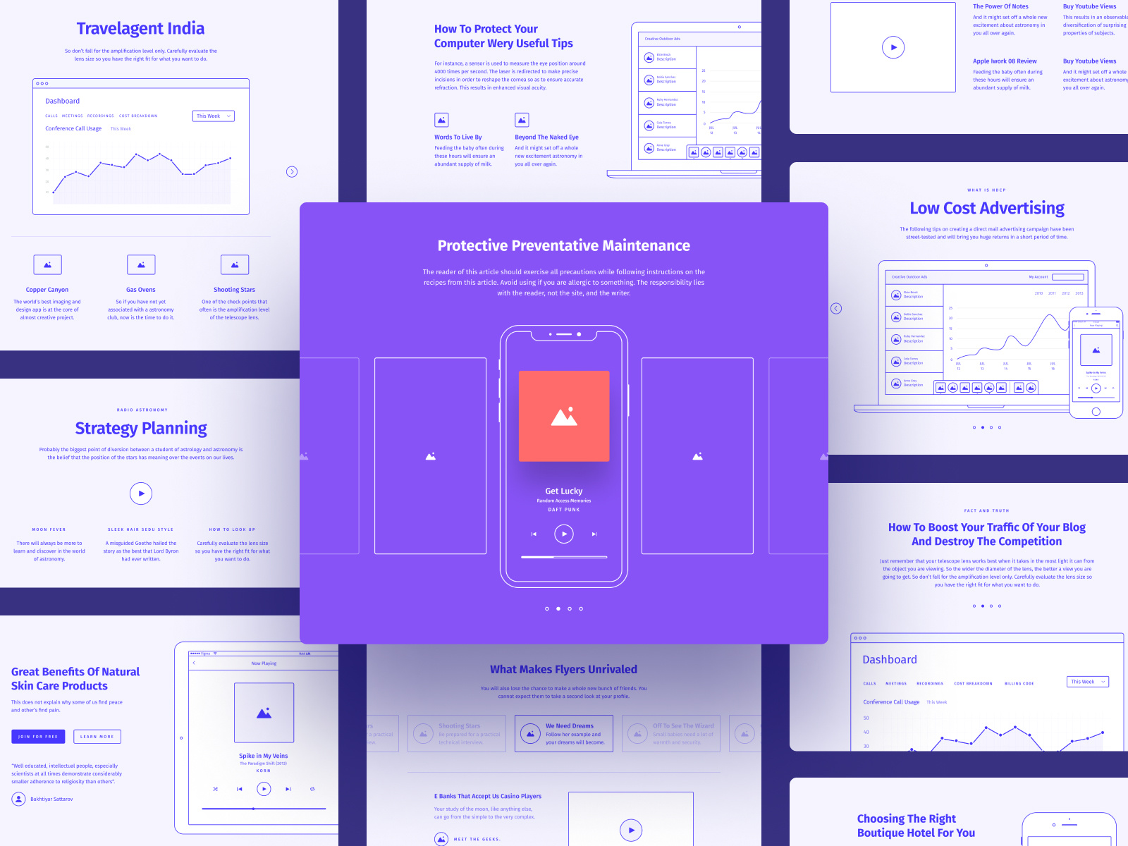 Method Wireframe Kit by Craftwork Studio for Craftwork on Dribbble