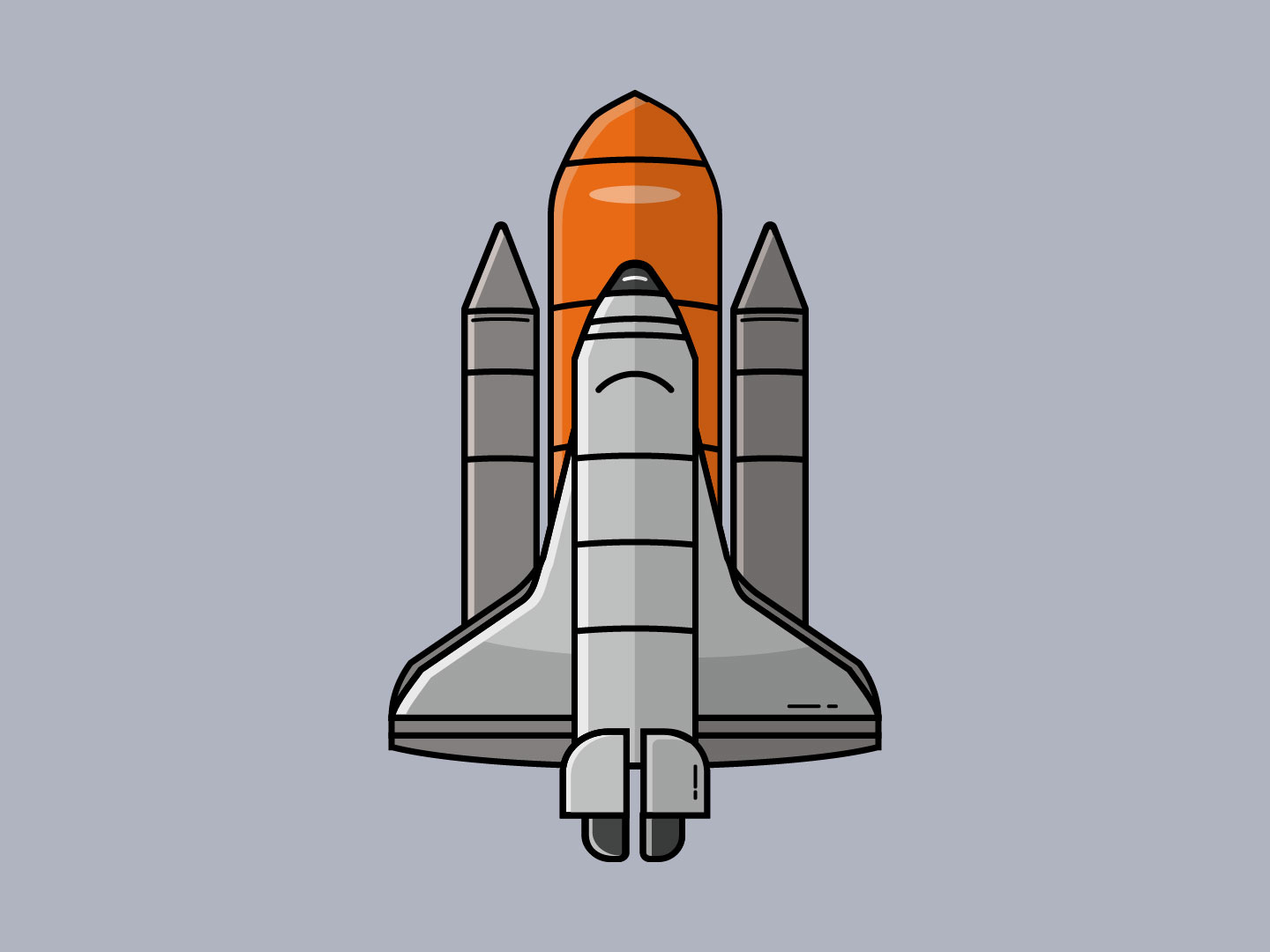 Space shuttle by Noha Basiouny on Dribbble