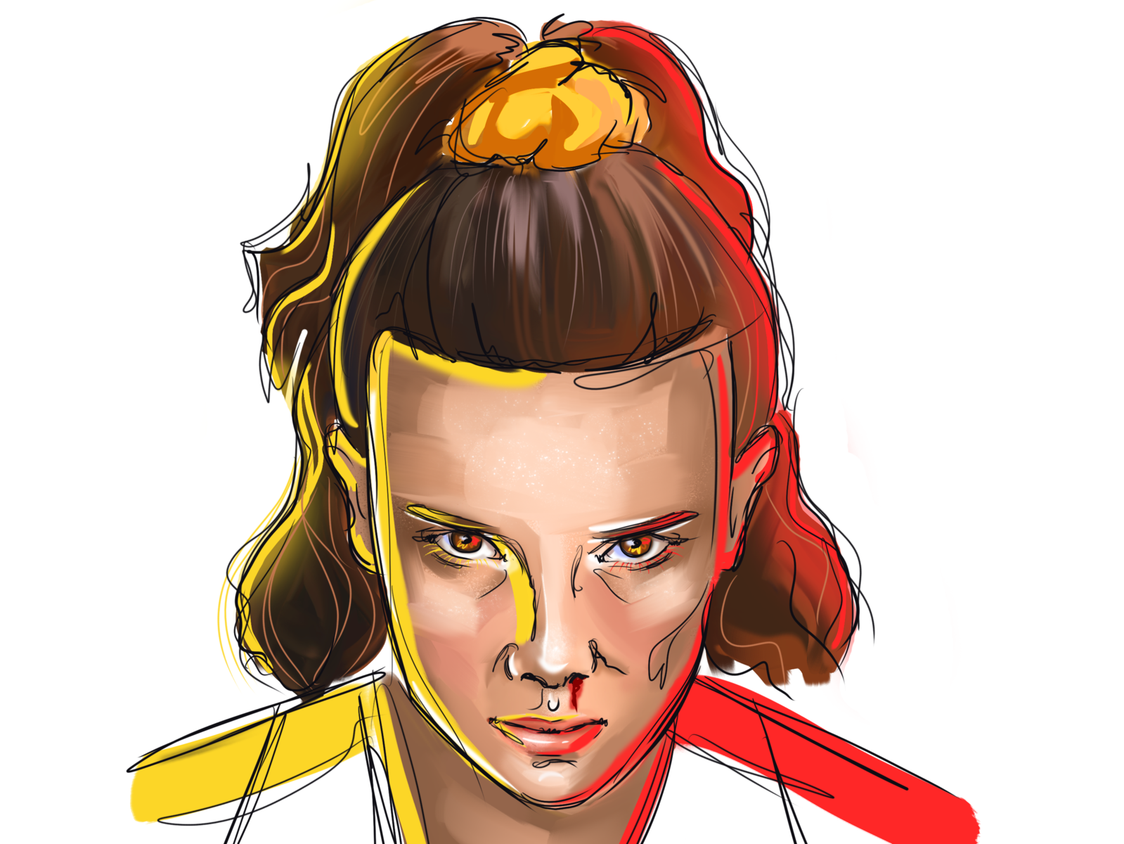 Elle Stranger Things Drawing Wallpaper For El Stans | Fandom