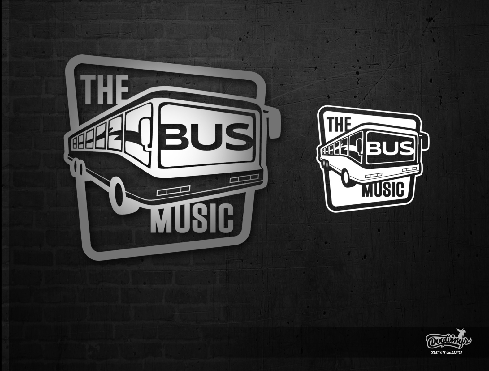 THE BUS MUSIC logos by Chip David on Dribbble