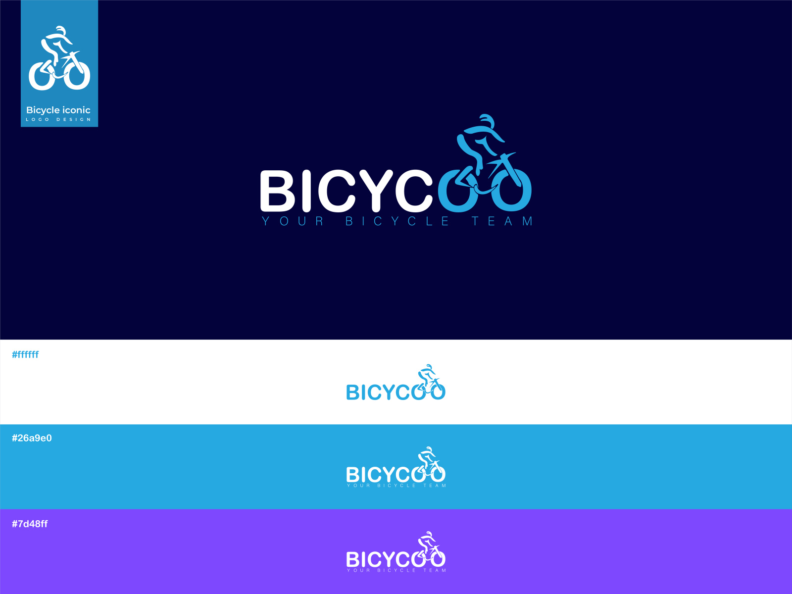 Bicycle Iconic Logo Design by Shamsul Ali Noman on Dribbble