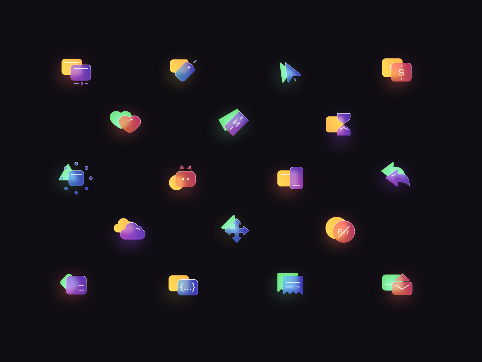 icons set by Inna Babich on Dribbble