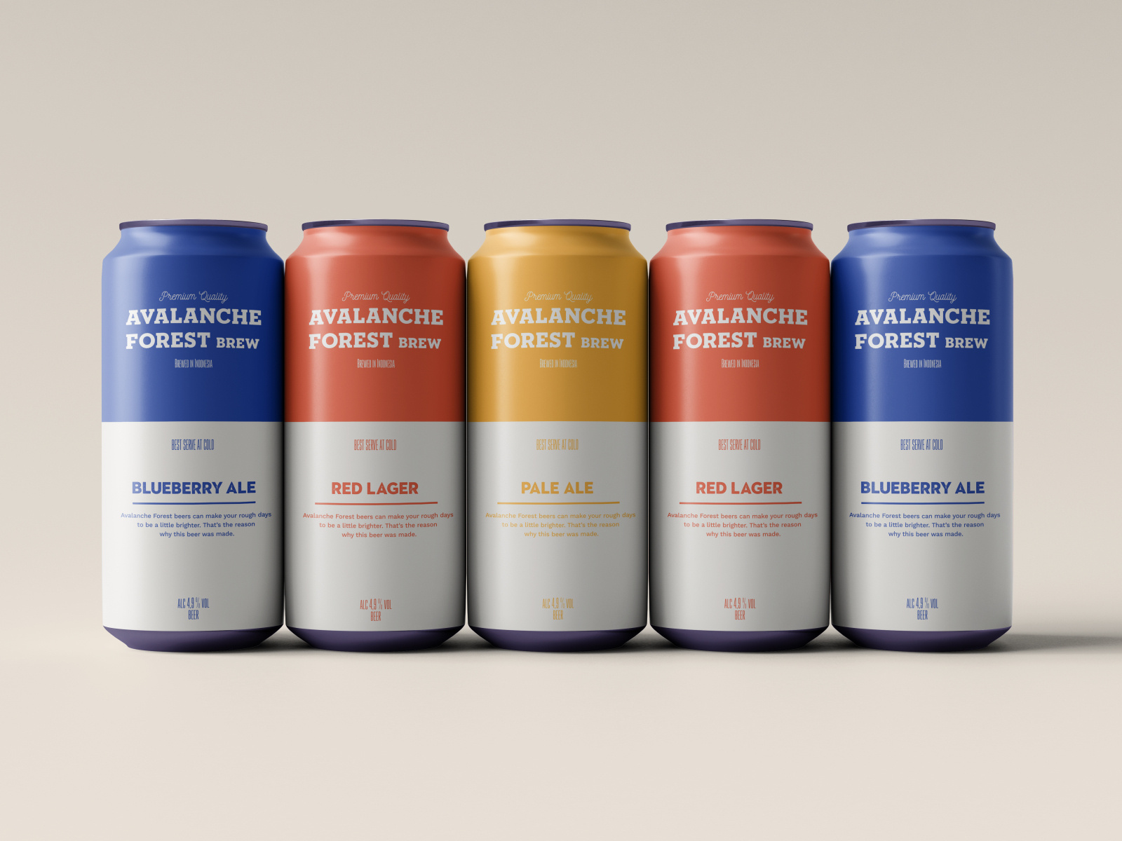 Avalanche Forest Brew Mockup by Muhammad Raihansyah on Dribbble