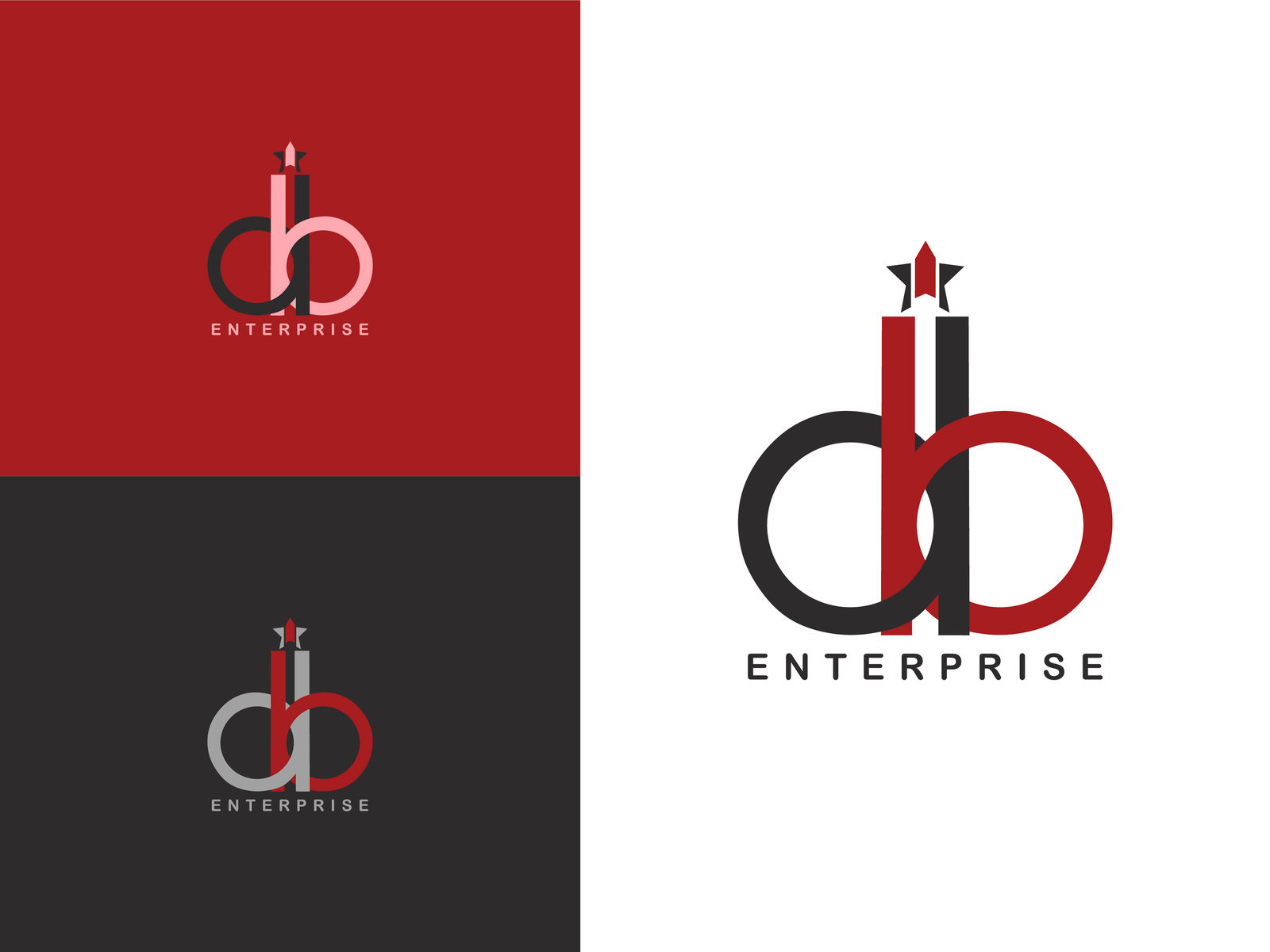 DB Enterprise Final Logo by pratik_uiux on Dribbble
