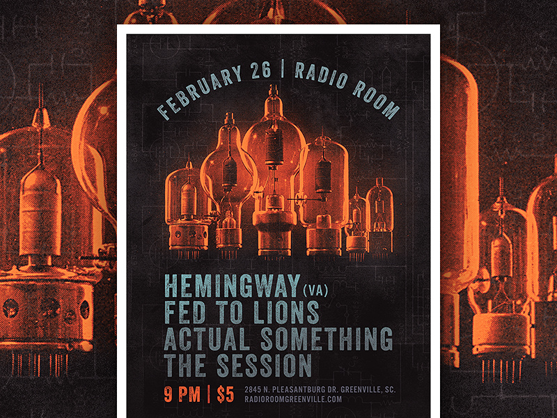 Radio Room Poster by Michael Stidham on Dribbble
