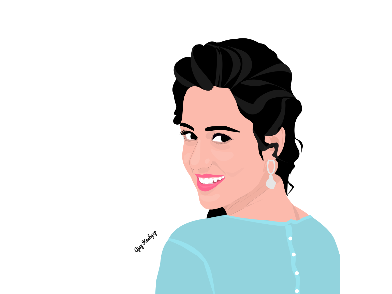 Disha Patani Vector Art by Ajay Kashyap on Dribbble