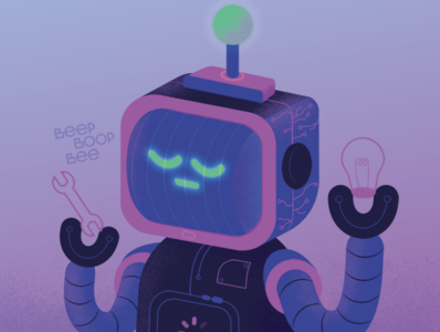 beep boop by Nik M on Dribbble