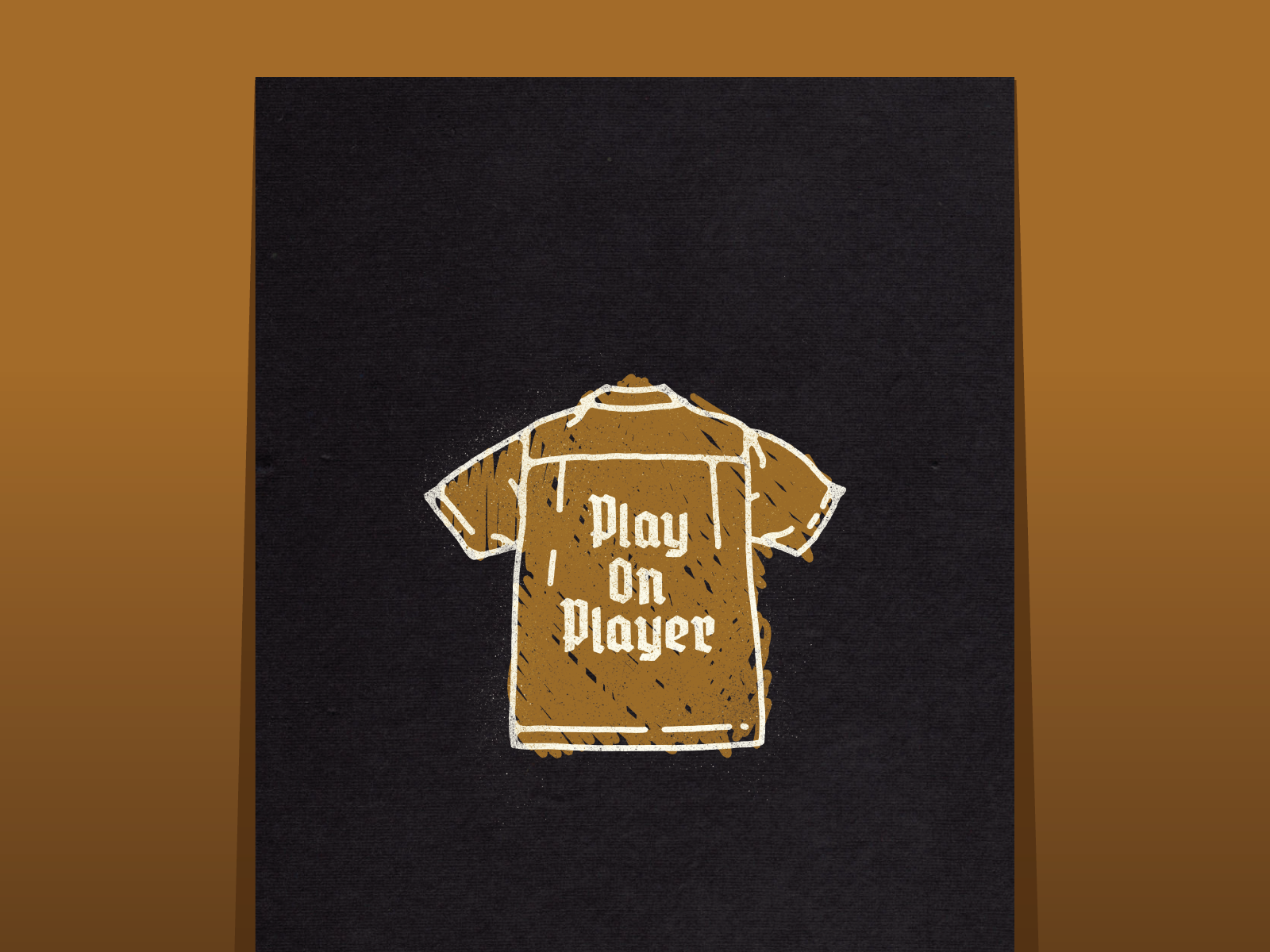 Play on Player Print by Kendra Gilts on Dribbble